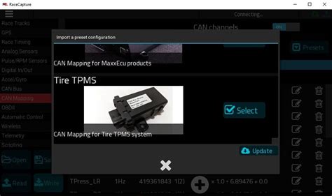 Add TPMS Data Autosport Labs