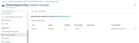 Implementing Feature Flags Using Azure Beneath Abstraction
