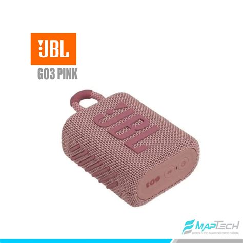 Parlante Bluetooth Jbl Go Pink Maptech Per