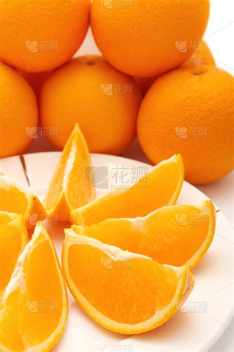 橙子垂直画幅圆形橙色水果无人有机食品维生素特写堆