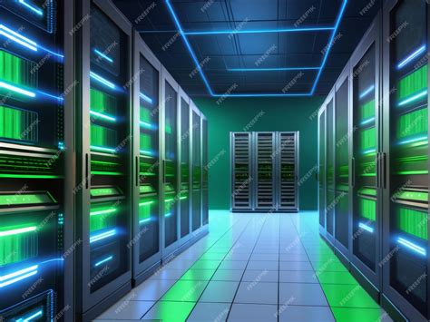 Premium Vector Server Room Data Center Computers Storage Internet Storage Hosting And 3d