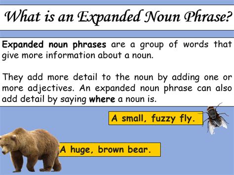 Year 2 Spag Expanded Noun Phrases Word Mat