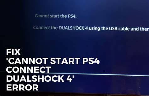 Fixes How To Fix Cannot Start Ps Connect The Dualshock Error