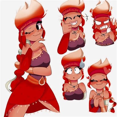 Amber Brawl Stars Dibujos Animados Bonitos Personajes De Juegos Dibujos Bonitos