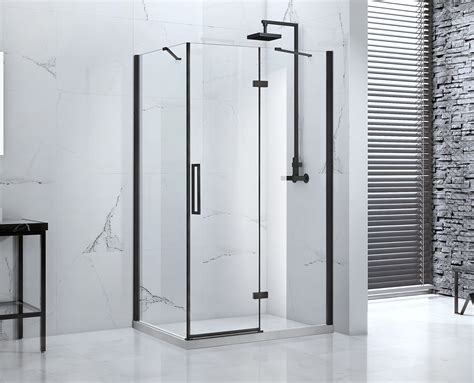 Aquaglass Onyx Frameless Hinged Shower Door And Panel