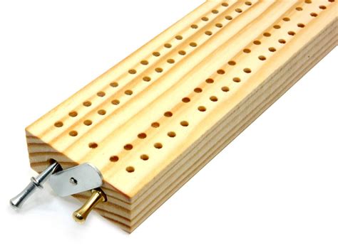 Wooden British Cribbage Board 24cm 9″ Toptoy
