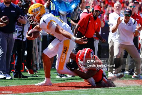 Collin Schlee Of The Kent State Golden Flashes Is Knocked Out Of