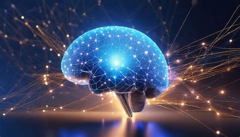 Premium Photo Luminous Brain Network Neural Activity Neon Network Of Synapses