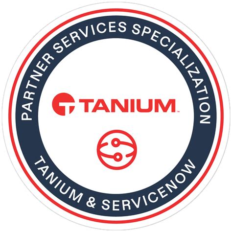 Partner Services Specialization Tanium And Servicenow Credly