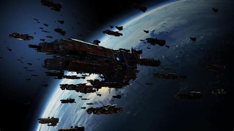 Вражеский космический аппарат в космосе · бесплатная фотография от Axebourne картинки и обои