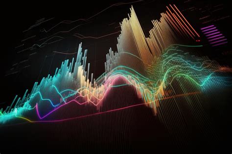premium ai image generative ai stock market chart lines financial