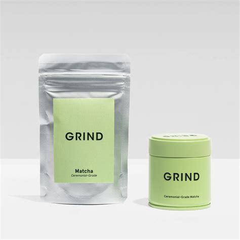 Ceremonial Grade Matcha Grind Matcha Tin Grind