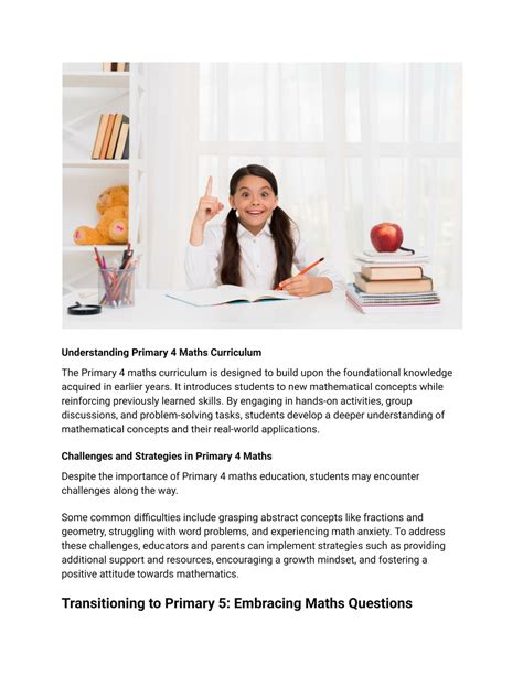 Ppt Mathematics Adventure Primary 4 Math Explorations And Primary 5