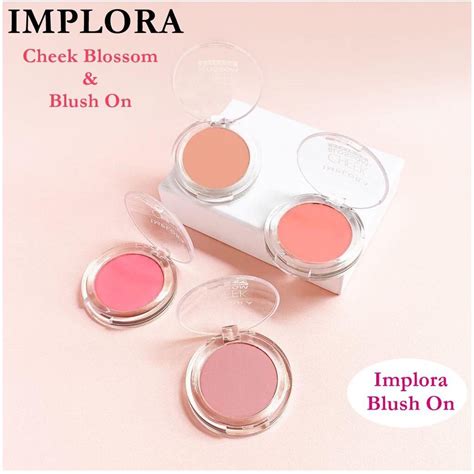 Blush On Implora Originalimplora Cheek Blossom Blusher Shopee Malaysia