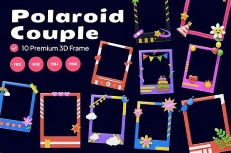 Download Polaroid Couple 3d Frame Desirefxcom