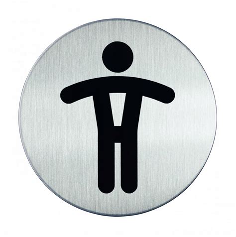 Tabliczka TOALETA MĘSKA WC informacyjna 83cm 4005546400419 Cena Opinie Tabliczki na drzwi