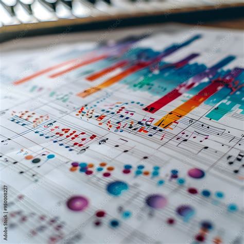 Sentiment Analysis Of Music Lyrics Graphical Representation Of Emotional Tones And Themes Stock
