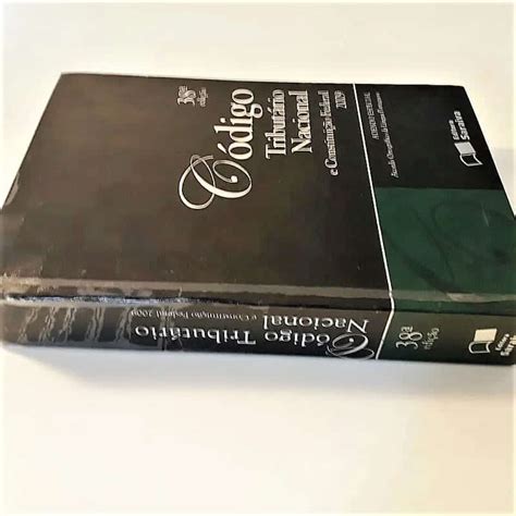 Livro Código Tributário Nacional Saraiva 38° Edição Casa Do