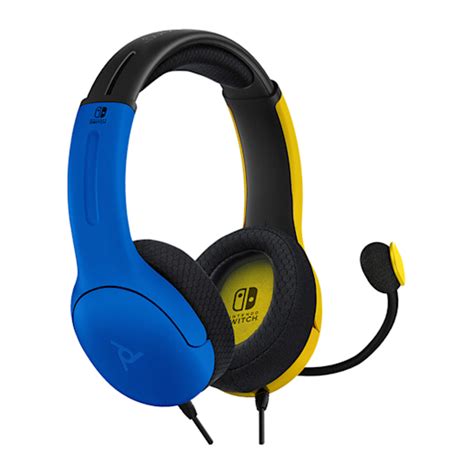 Casque Filaire Pour Nintendo Switch Jaunebleu My Nintendo Store