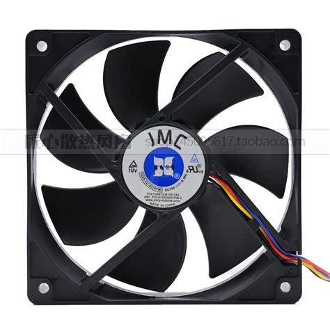 全新jmc 1225 12lb Apw 12v 030a 12025 12cm 4线pwm散热风扇虎窝淘