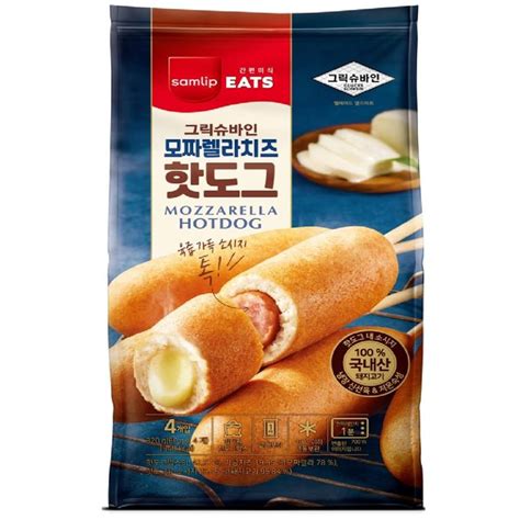 삼립 모짜렐라 치즈 핫도그 320g 홈플러스