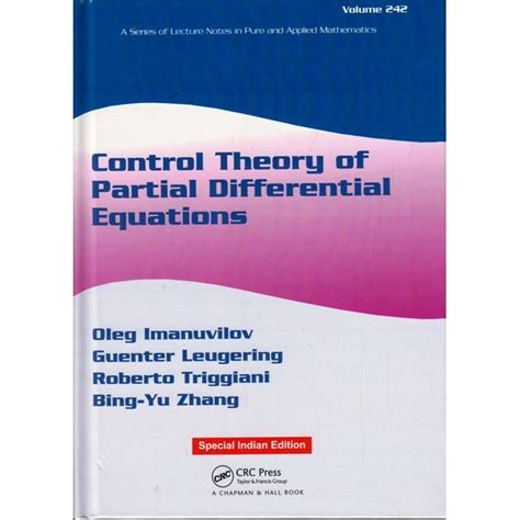 Control Theory Of Partial Differential Equations Special Indian