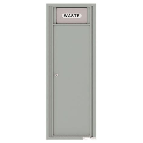 4c Commercial Front Loading Single Column Trash Receptacle Recycling B