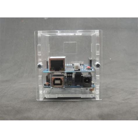 Jual Acrylic Case Arduino Uno R3 Ethernet Shield W5100 Input Output Arnuno29 Diminati Banget