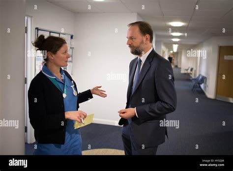 Nhs Englands Chief Executive Simon Stevens Speaks To Staff During The