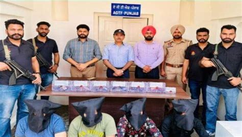 Agtf Of Punjab Police Arrested Four Shooters Of Lawrence Bishnoi Gang