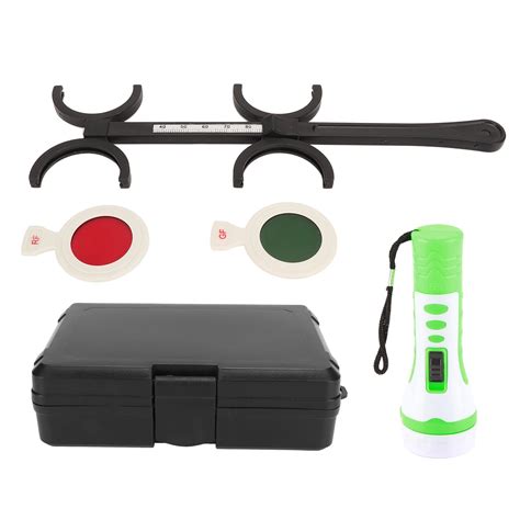 4 Dot Light Visual Function Test Kit Professional Red Green Glasses