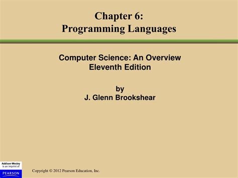 Ppt Overview Of Programming Languages Powerpoint Presentation Free Download Id8968698