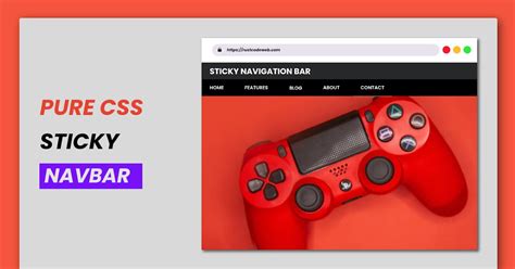 Pure Css Sticky Navigation Bar Rustcode Rustcode