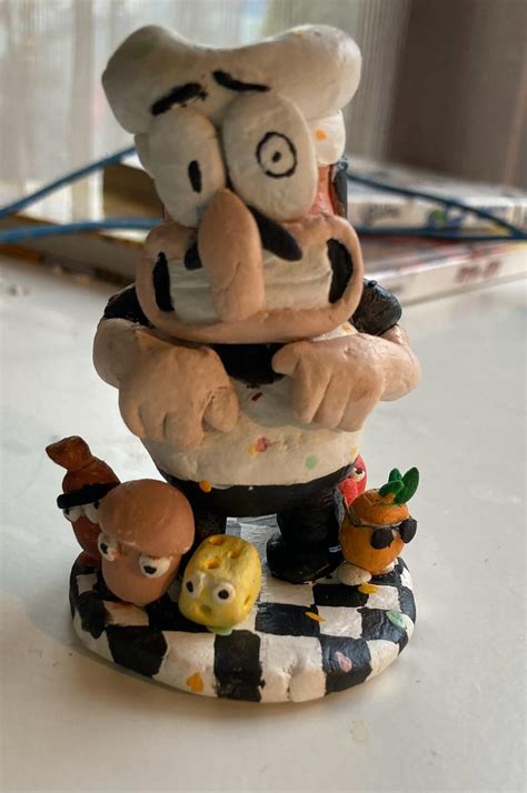 I Made Peppino And The Toppins With Model Clay Rpizzatower