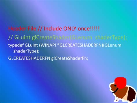 Ppt Implementing Opengl Extensions In Windows For Glsl Shaders