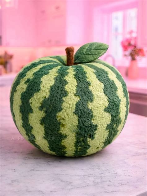 Oddly Satisfying Fluffy Watermelon Asmr 🍉 ️ Soft Texture Cutting So