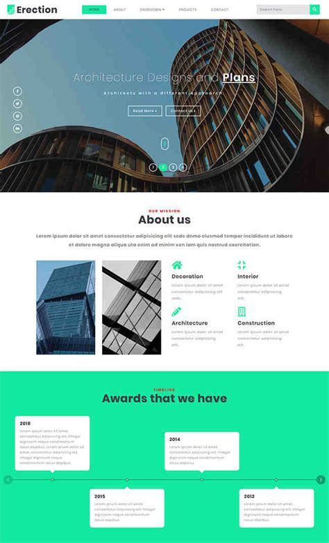 创意建筑设计公司网站模板918 狗破解 Go破解gopojiecom