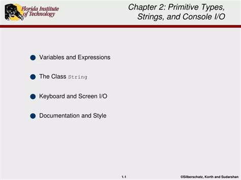 Ppt Chapter 2 Primitive Types Strings And Console Io Powerpoint