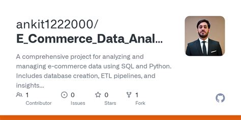 Github Ankit1222000ecommercedataanalysis A Comprehensive Project