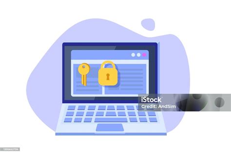 Cybersecurity Akses Data Konsep Data Aman Jaringan Perlindungan Templat