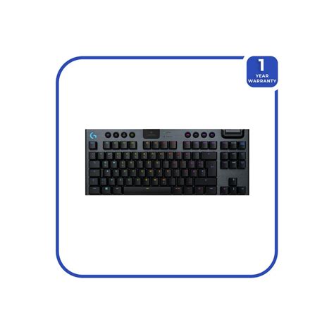 Logitech G915 TKL Mechanical Keyboard Lightspeed Wireless Black Clicky