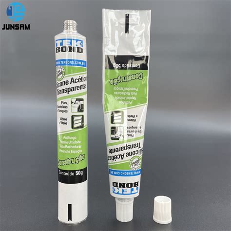 flexible aluminum sealant agent empty tube for construction sealant
