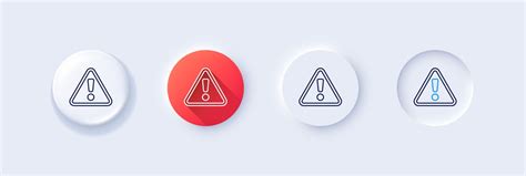 Warnings Icons Risk Attention Caution Sign Vector Image