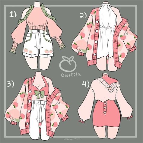 Artistic Whimsical Fashion For Everyone Mochipan Whimsical Fashion Drawing Anime Clothes