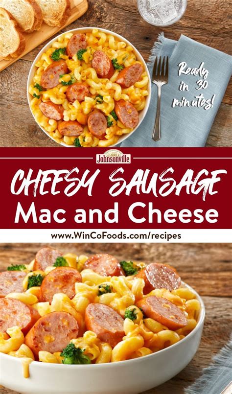 Recipes Johnsonville Sausage Recipes Sausage Mac And Cheese Recipe