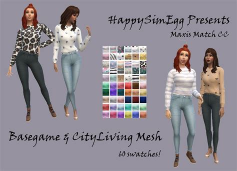 Full Body Outfit For Sims 4 Maxis Match Custom Content Sims4cc