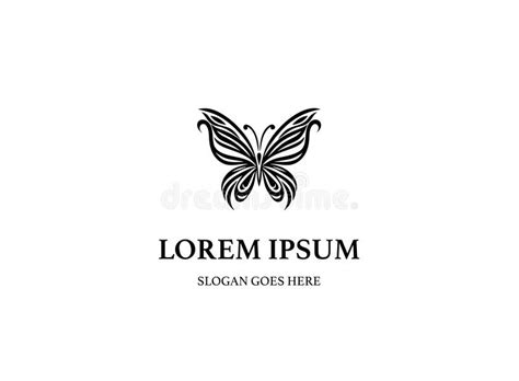 Simple Symmetrical Butterfly Logo Drawing Idea Reflecting Luxury