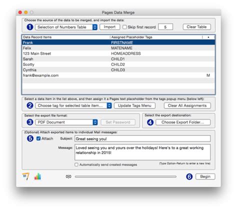 How To Create Mail Merge Documents With Pages And Numbers Macworld
