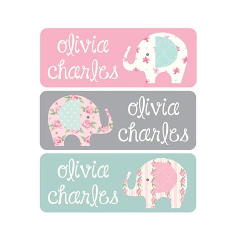 Name Labels Girl School Name Labels Daycare Name Labels
