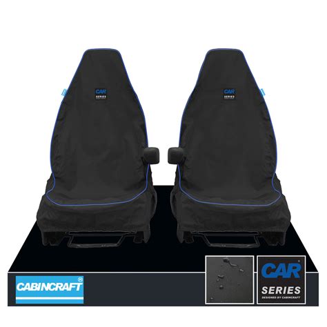 Mg Hs All Model Years Front Pair 1 1 Black Waterproof Seat Covers Wit Cabin Craft